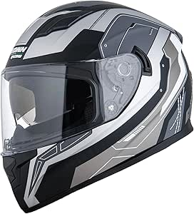 Amazon.com: Crown Racing DOT Approved Crwon Racing Full Face Motorcycle ...