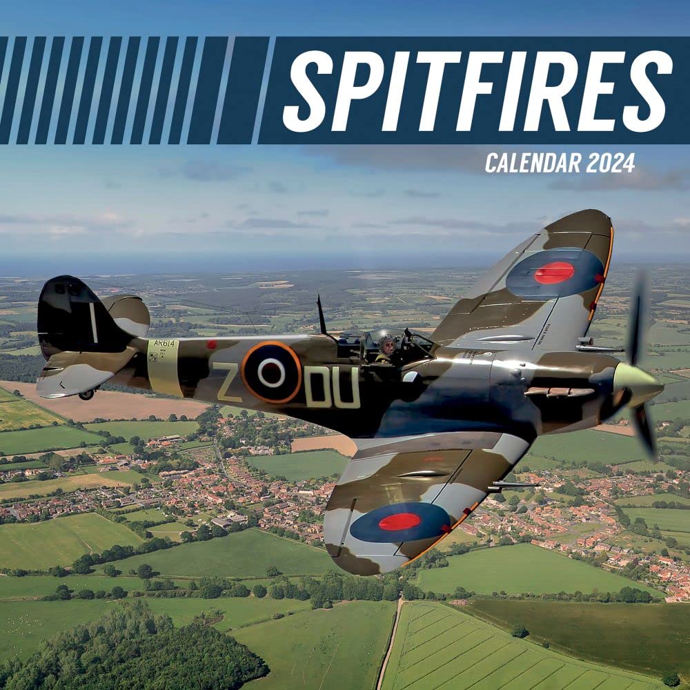 Amazon.com: 2024 Square Wall Calendar - Spitfires 12 x 12 Inch Monthly View, 16-Month, Art Theme ...