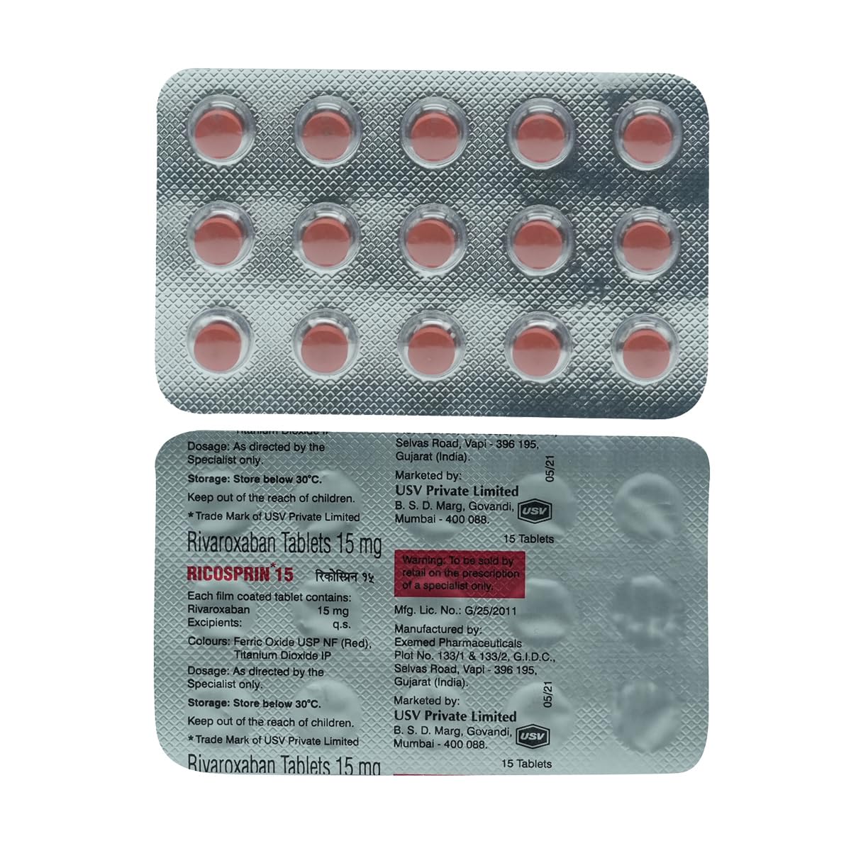 Ricosprin 15 Tablet 15's : Amazon.in: Health & Personal Care