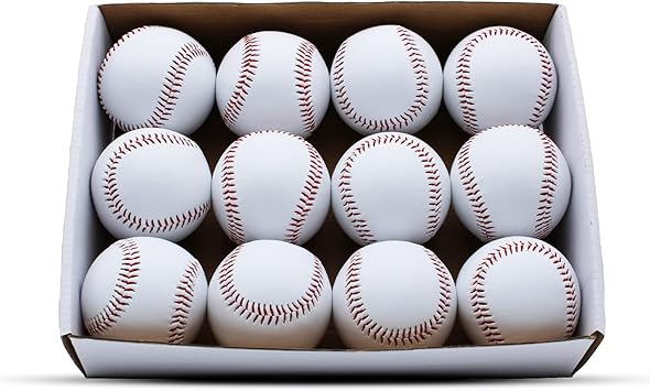 Amazon.com : Magicorange Baseball, 12 Pack Standard Size Baseballs ...
