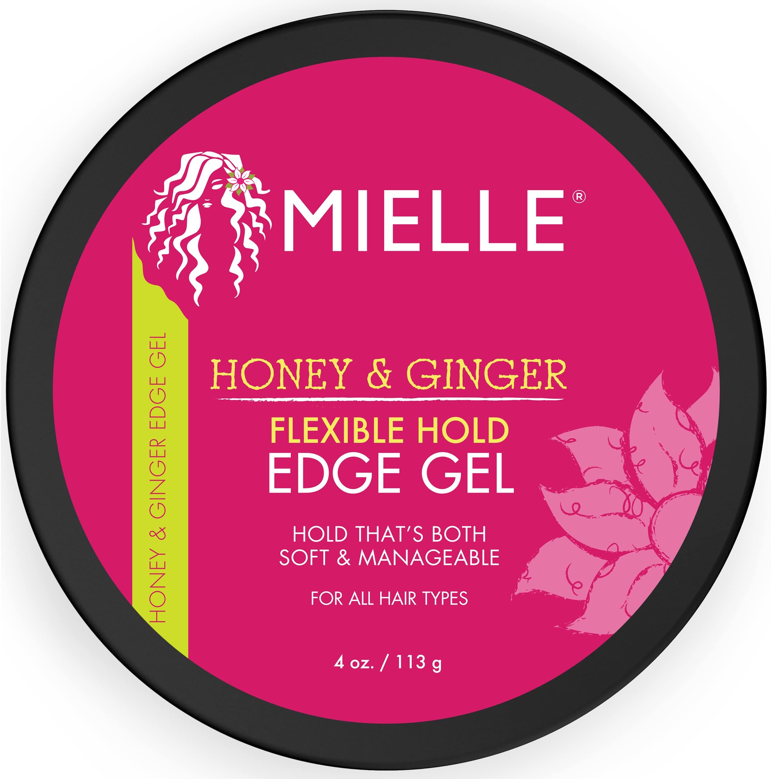 Amazon.com : Mielle Organics Honey & Ginger Edge Control Gel - Strong ...