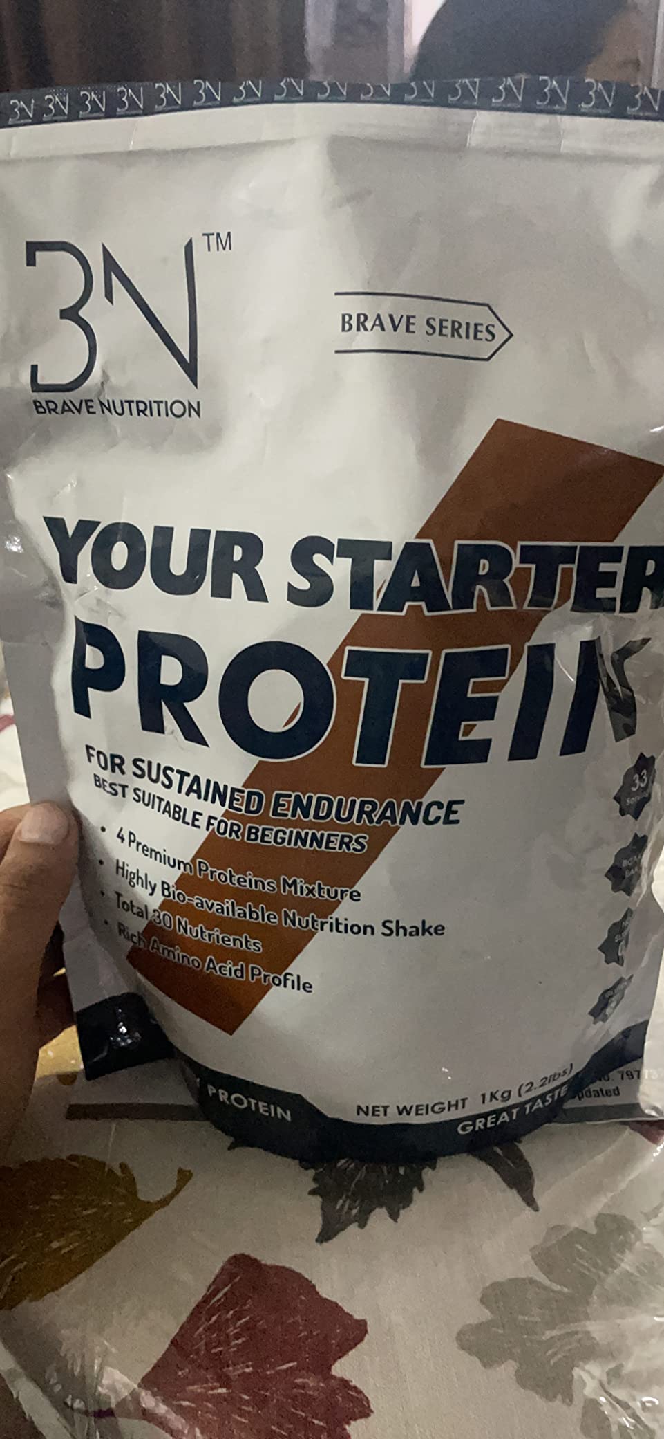 Brave Nutrition Starter Whey Protein Powder | 33g Protein per Serving ...