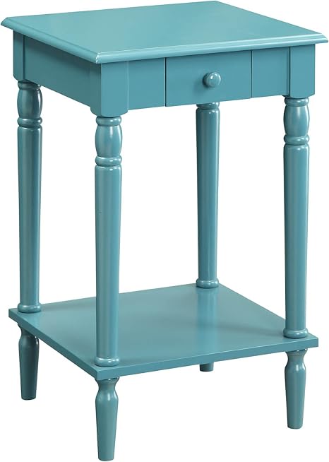 Amazon.com: Convenience Concepts French Country End Table, Blue : Home ...