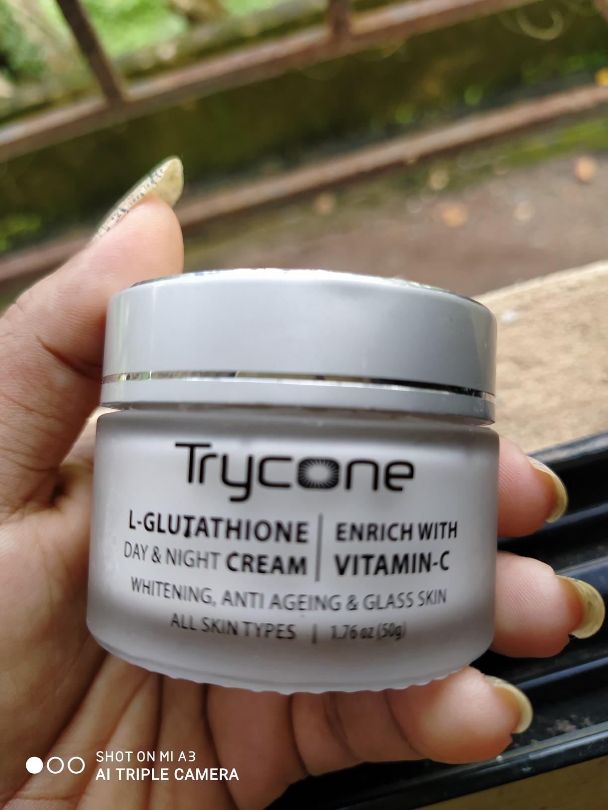 TRYCONE L- Glutathione And Vitamin C Day & Night Moisturizer Cream For ...