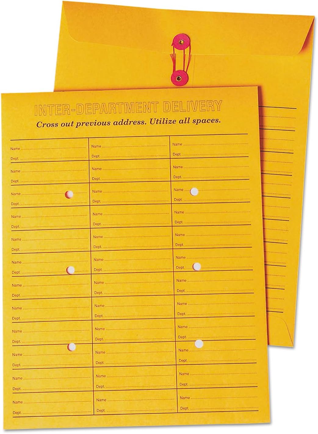 Amazon.com : Quality Park, Interoffice Envelopes, String-Tie Box, Brown ...