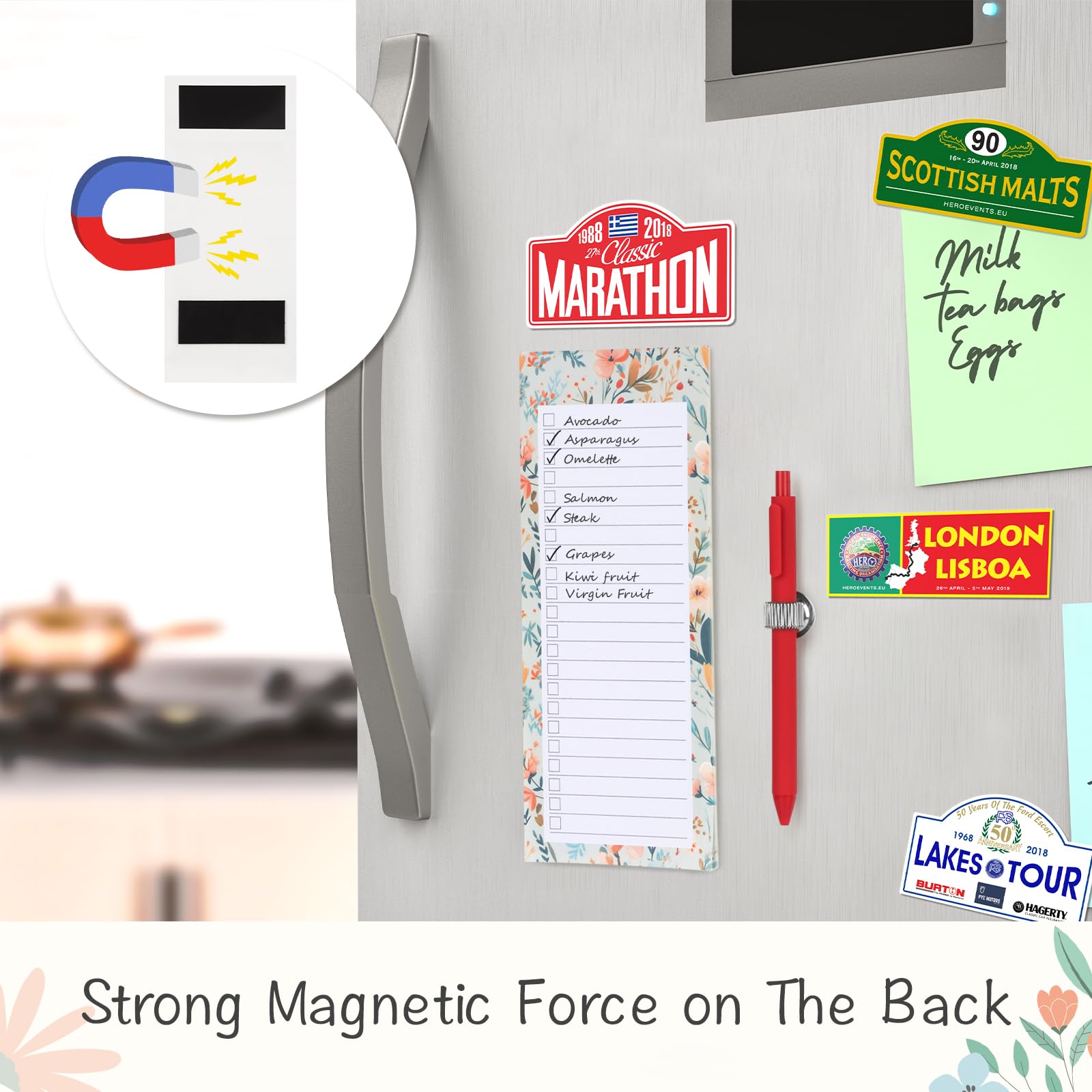 Shopping List Notepads Magnetic Notepads Refrigerator Grocery List ...