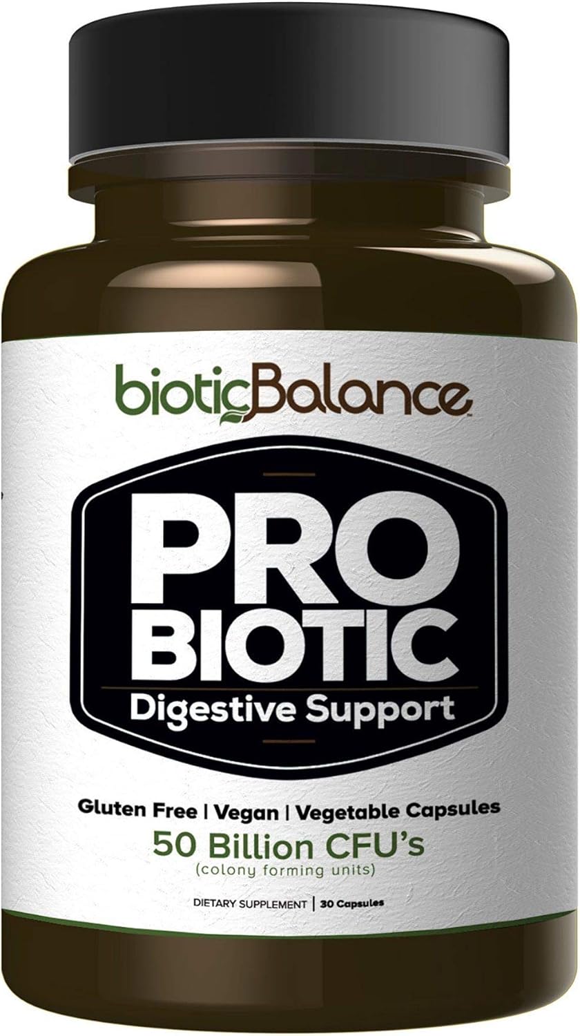 Amazon | Biotic Balance Probiotic -Digestion Support - 30 Day Supply ...