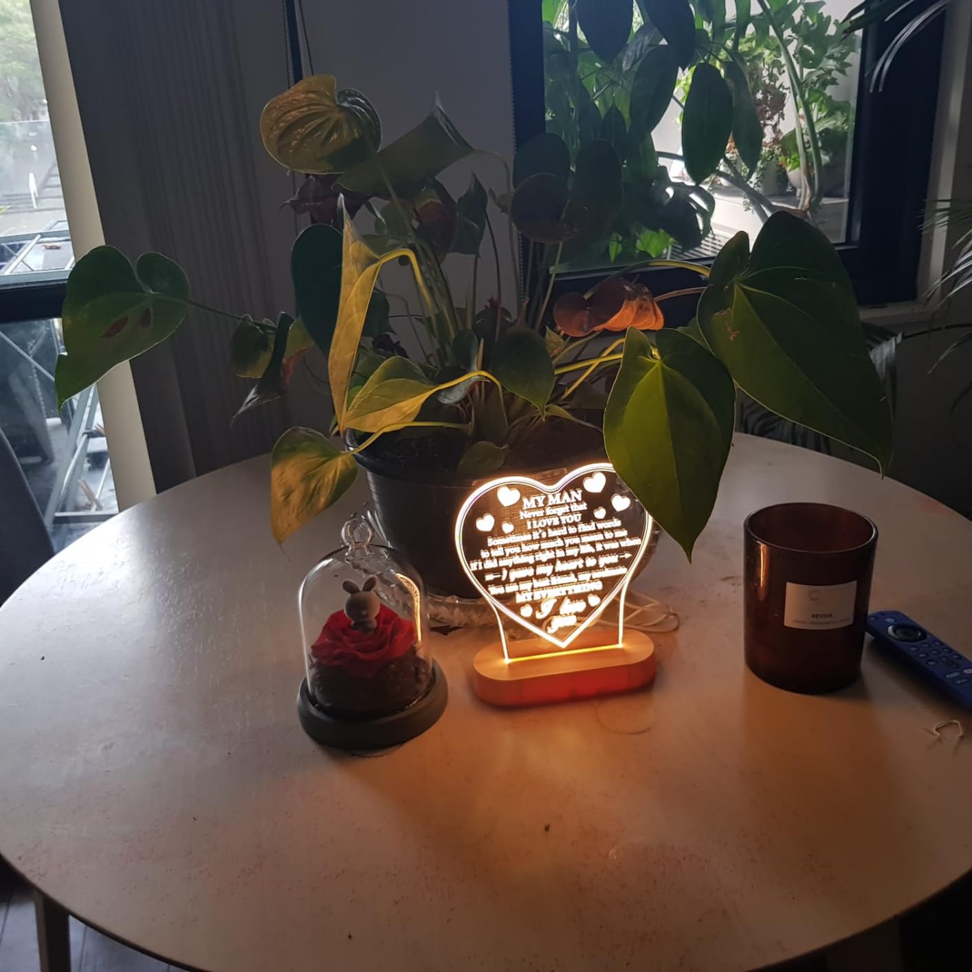 Gifts for Mum from Kids, I Love You Mom Night Light with Warm Light for ...