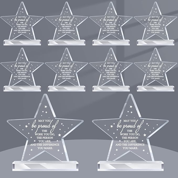 Amazon.com : Bucherry 10 Pcs Employee Appreciation Awards for Coworker ...