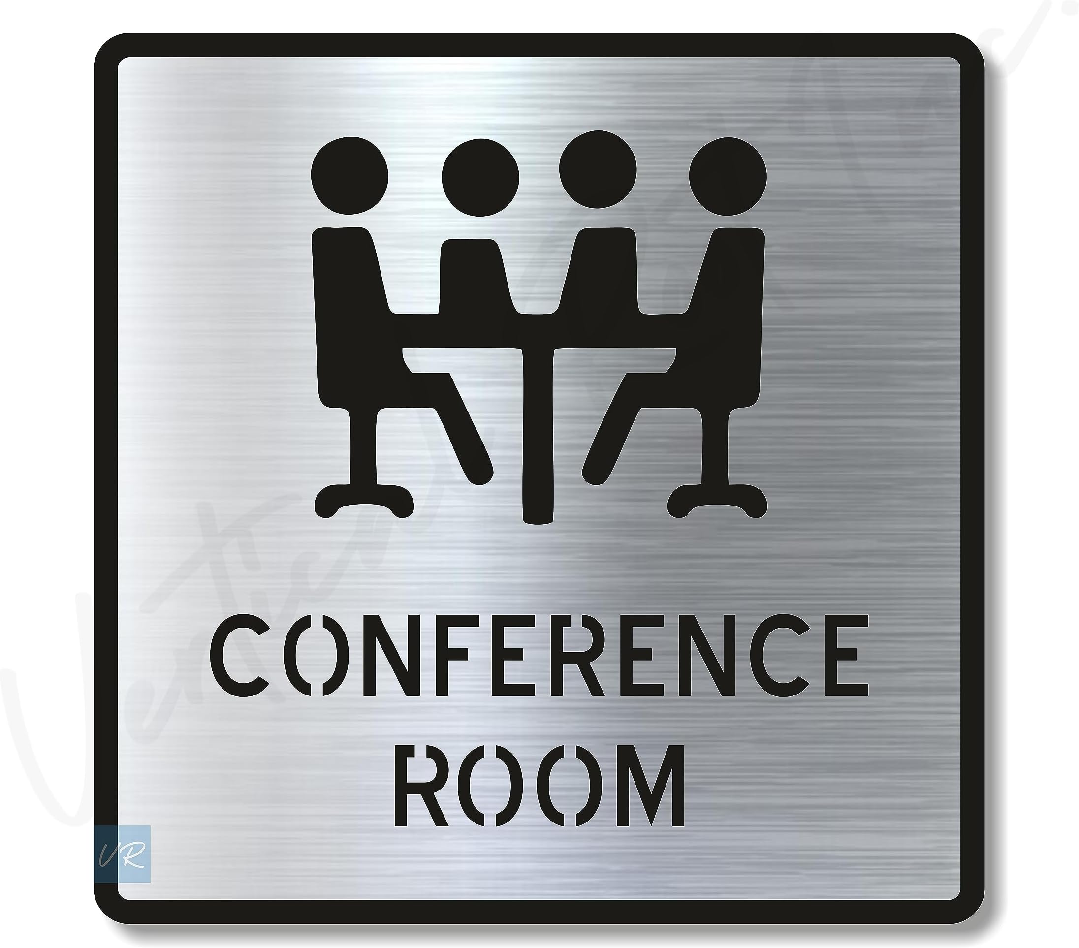 Vertical Root Inc® Premium Brush Finish Square Silver Acrylic ...