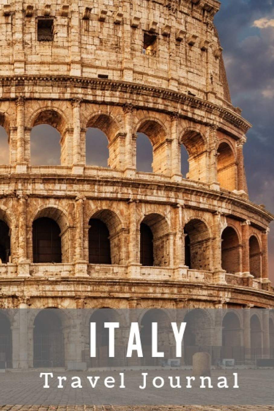 Italy Travel Journal: Travel log/book with 50 double pages for diary ...