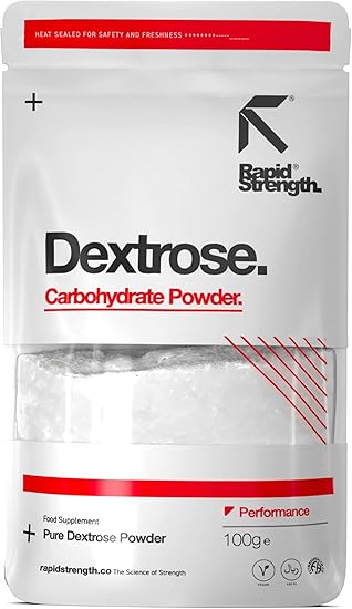 Rapid Strength Pure Dextrose Powder 100g - Pure Source of Glucose and ...