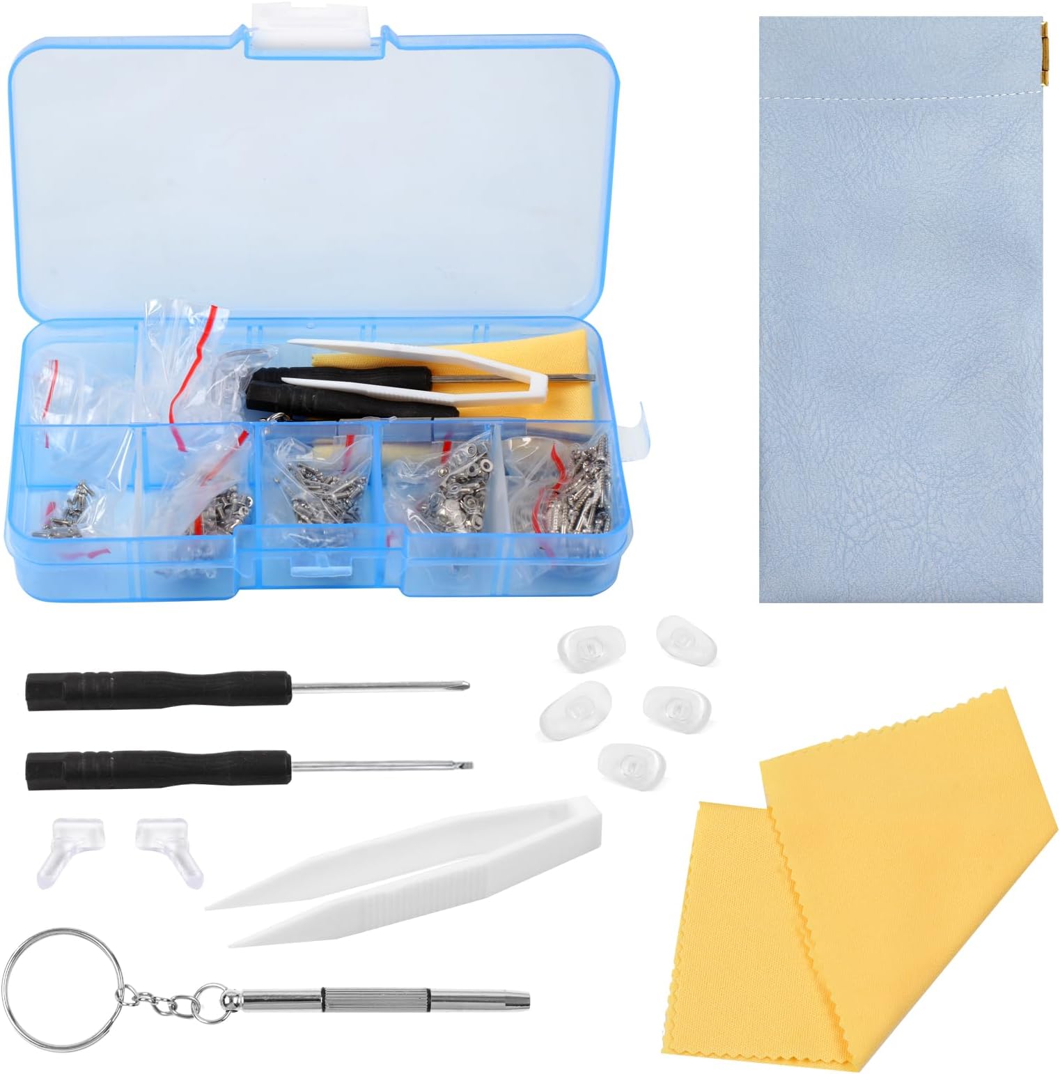 Amazon.com: ZHOZHO Eyeglass Repair Kit - 500Pcs Quality Stainless Steel ...