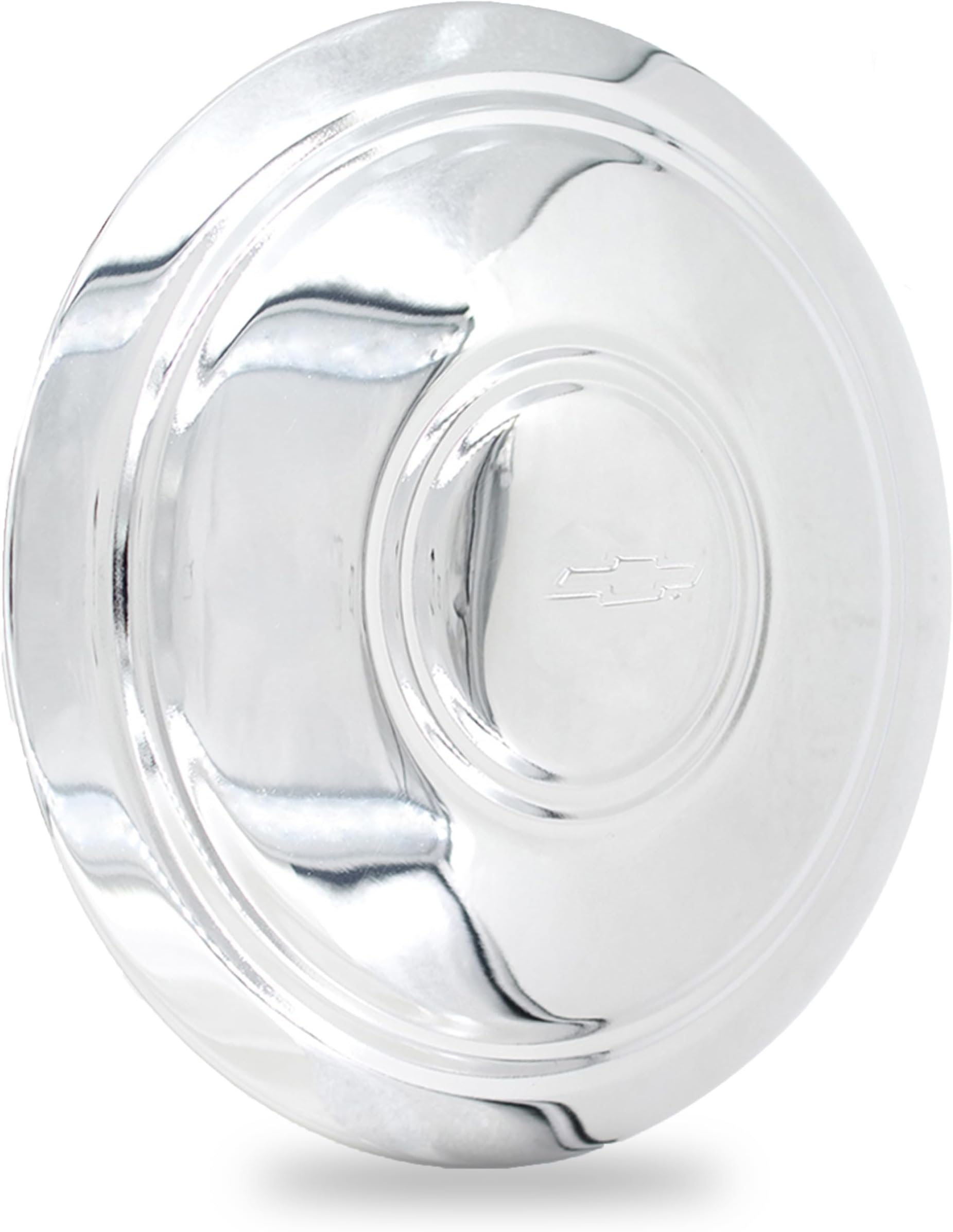 Amazon.com: 4PCS CHROME CHEVY GM Rally 3 Tri-Bar Spinner Wheel Center ...