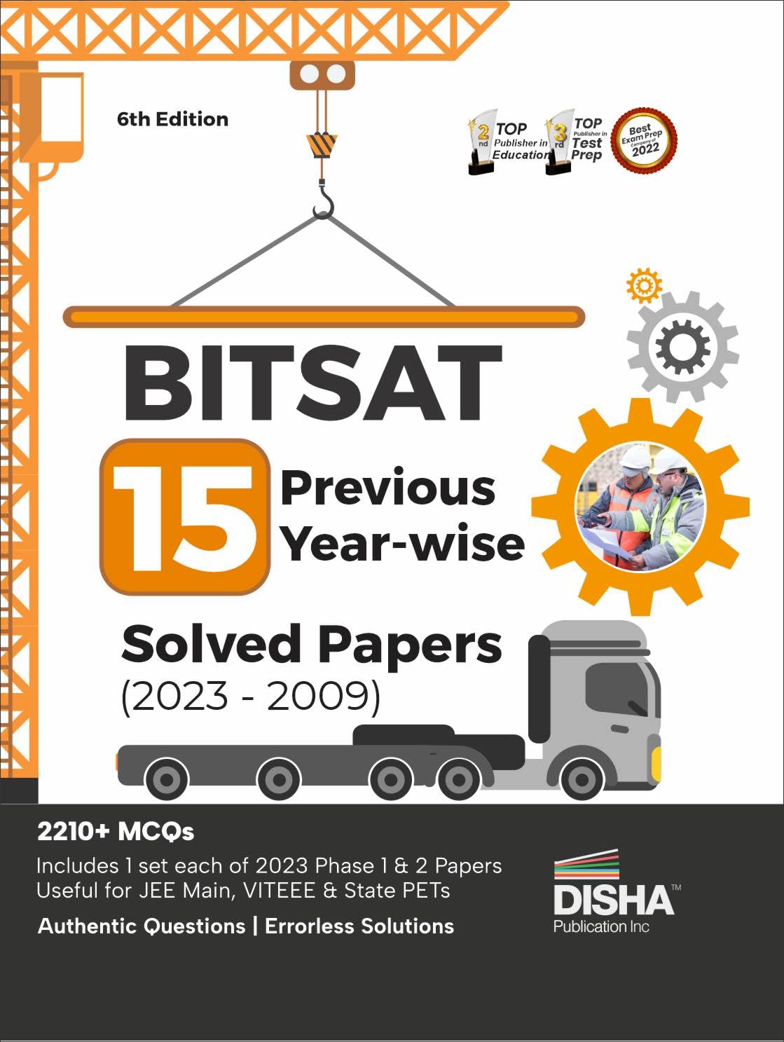 BITSAT 15 Yearwise Previous Year Solved Papers (2023 - 2009) 6th ...
