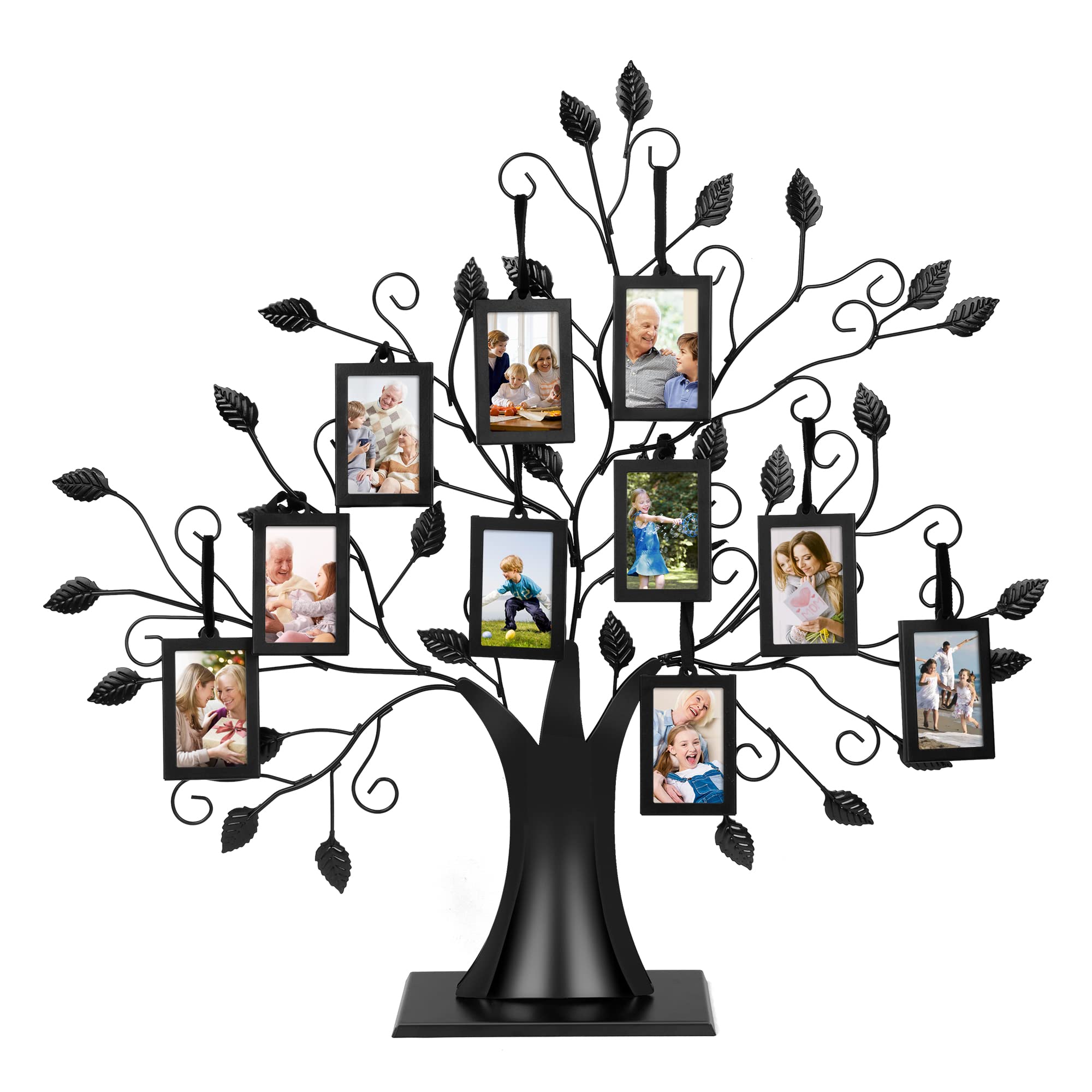 Buy upsimples Family Picture Frame Tree with 10 Hanging Wallet Size ...