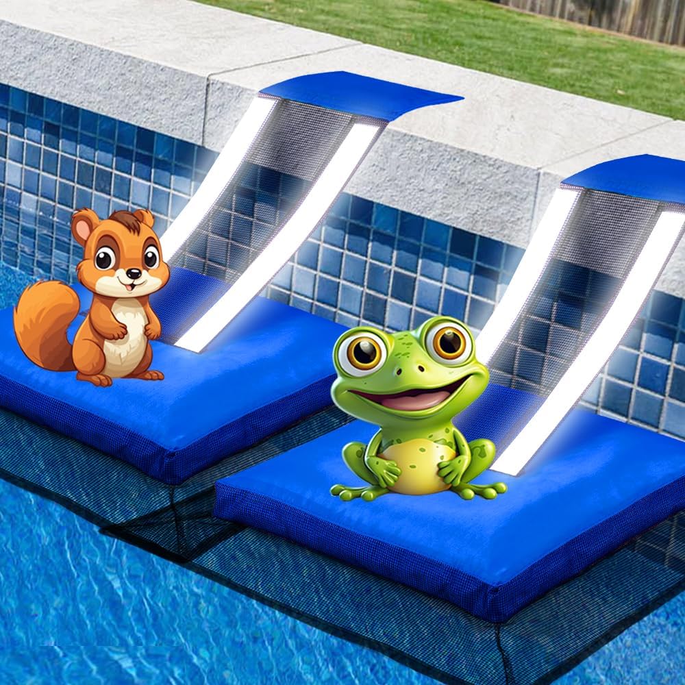 Amazon.com : HKZ 2Pcs Pool Animal Critter Escape Ramp - Frog Saver for ...