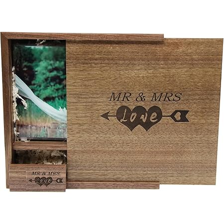 Amazon.com: Wood Elite Flash Drive Box with Photo : Electronics