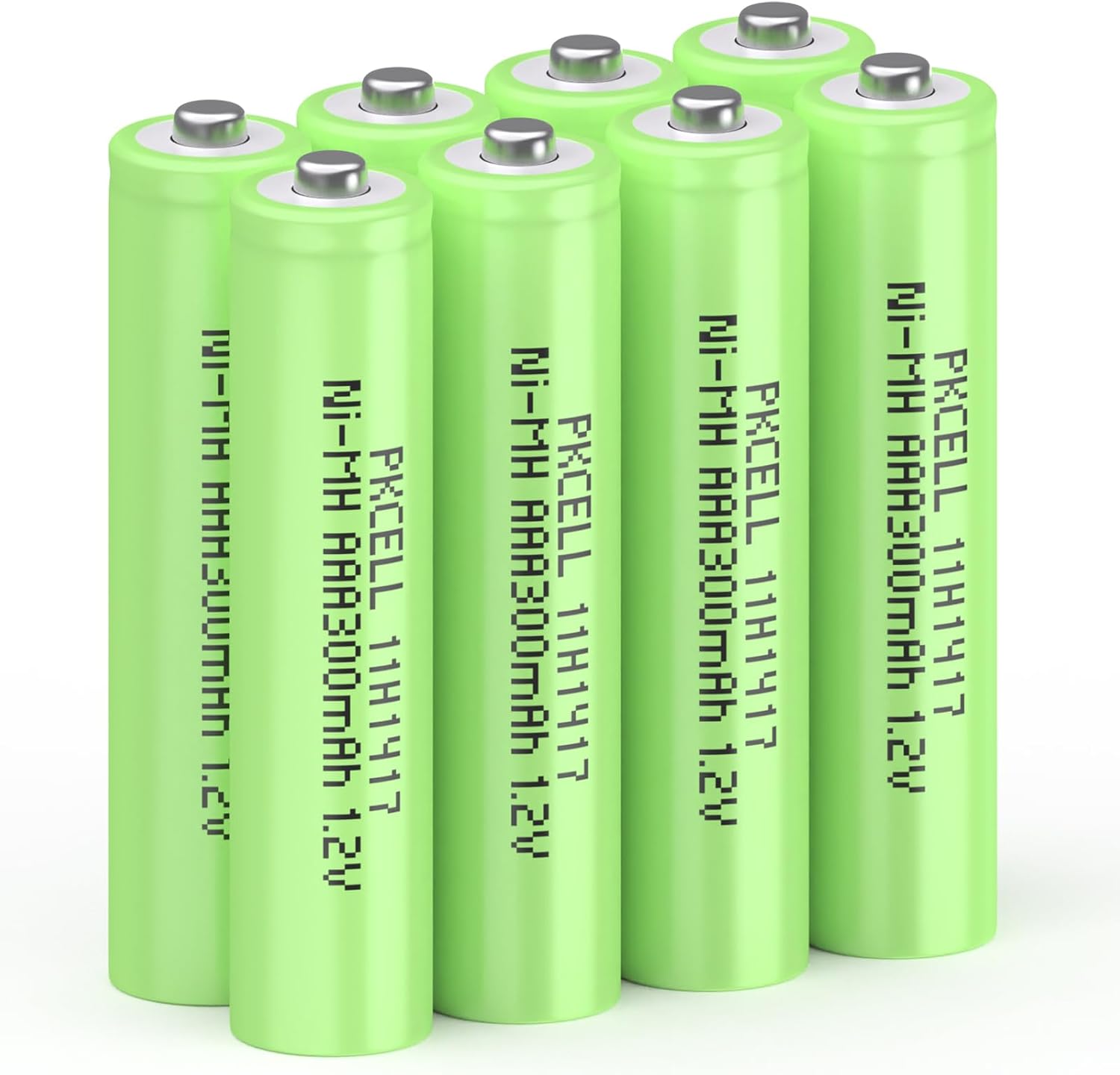 PKCELL Rechargeable AAA Battery,300mAh Ni-MH Battery,Pre-Charged ...