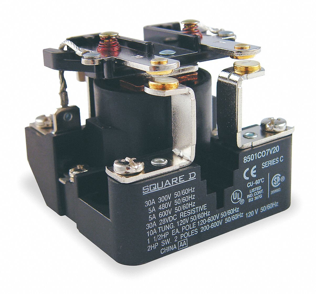 Open Power Relay, 6 Pin, 240Vac, Dpst-No: Amazon.com: Industrial ...