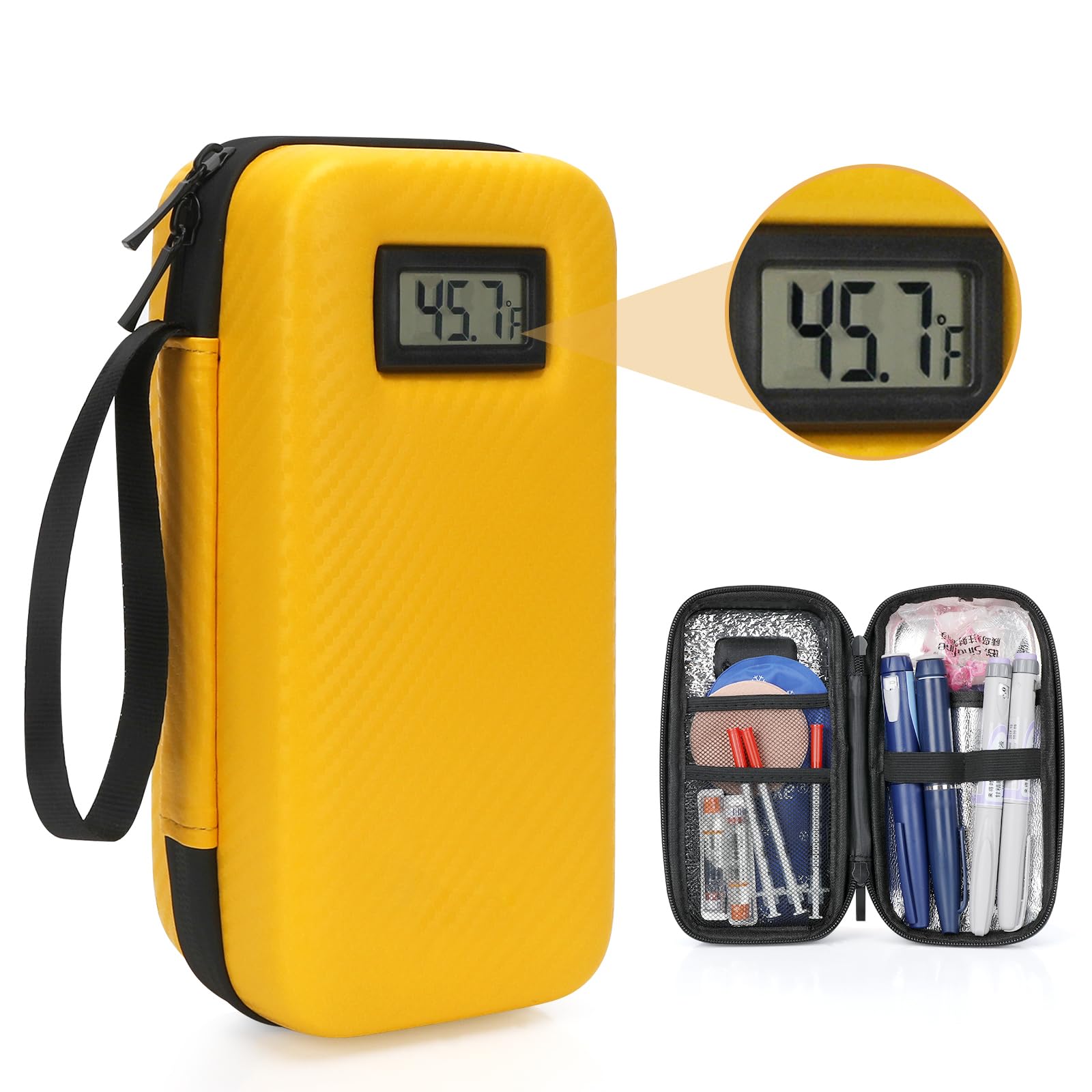 Amazon.com: LengKe Insulin Cooler Travel Case with 2 TSA Approved Gel ...