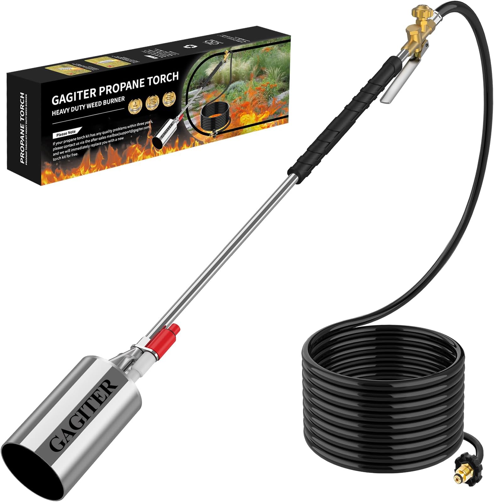 Amazon.com: CEED4U Propane Torch Weed Burner Kit, 800,000 BTU Weed ...