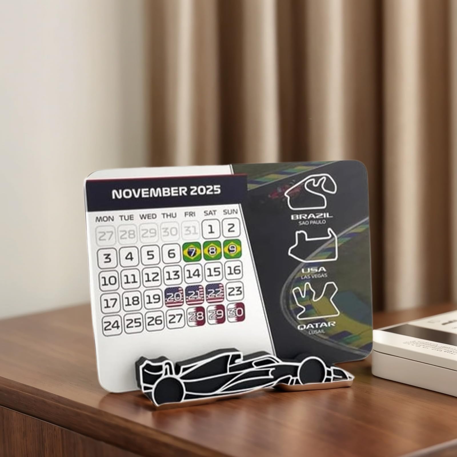 Snapklik.com : 3PCS Formula Calendars 2025 F1Calendar 2025 Desktop ...