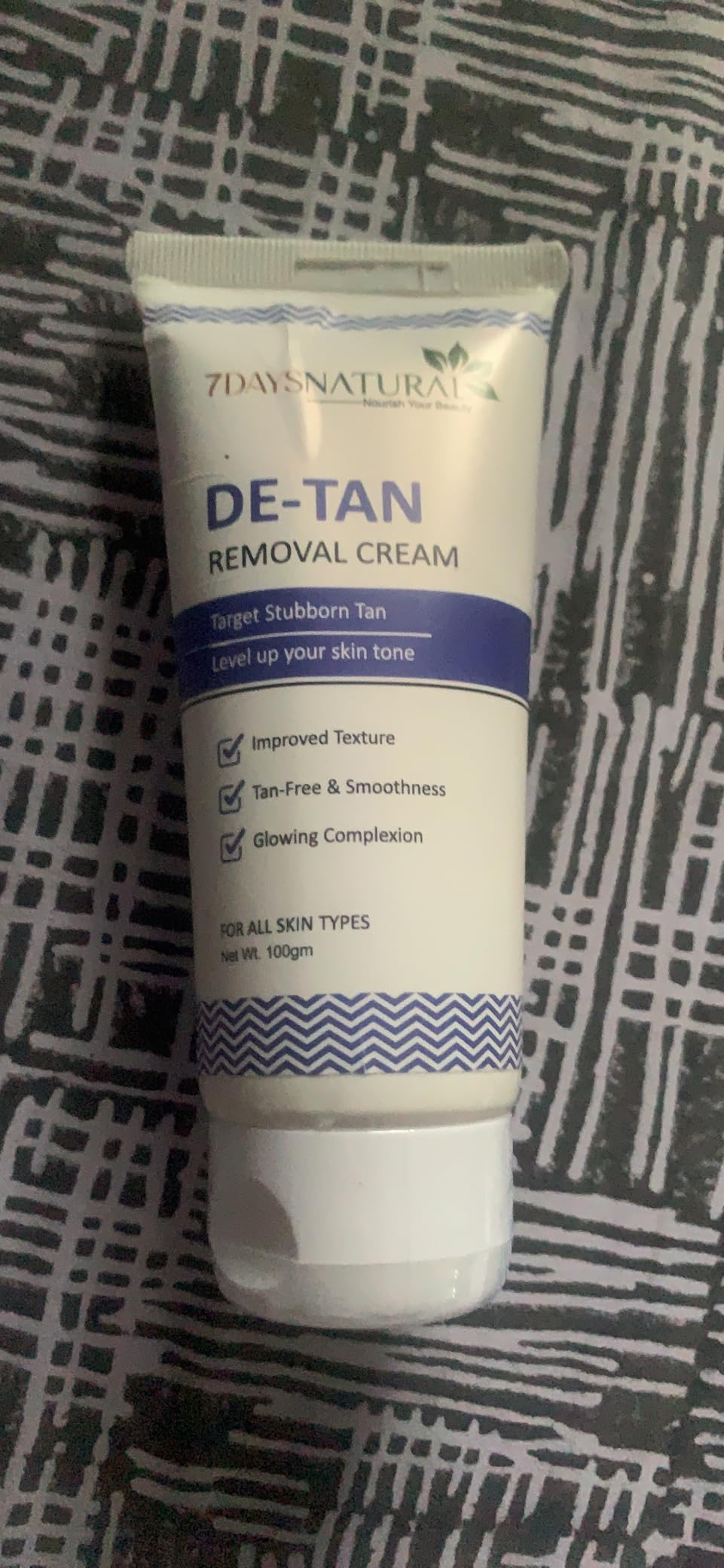 7DAYSNATURAL De-Tan Removal Cream with Kojic & Clove Oil ...