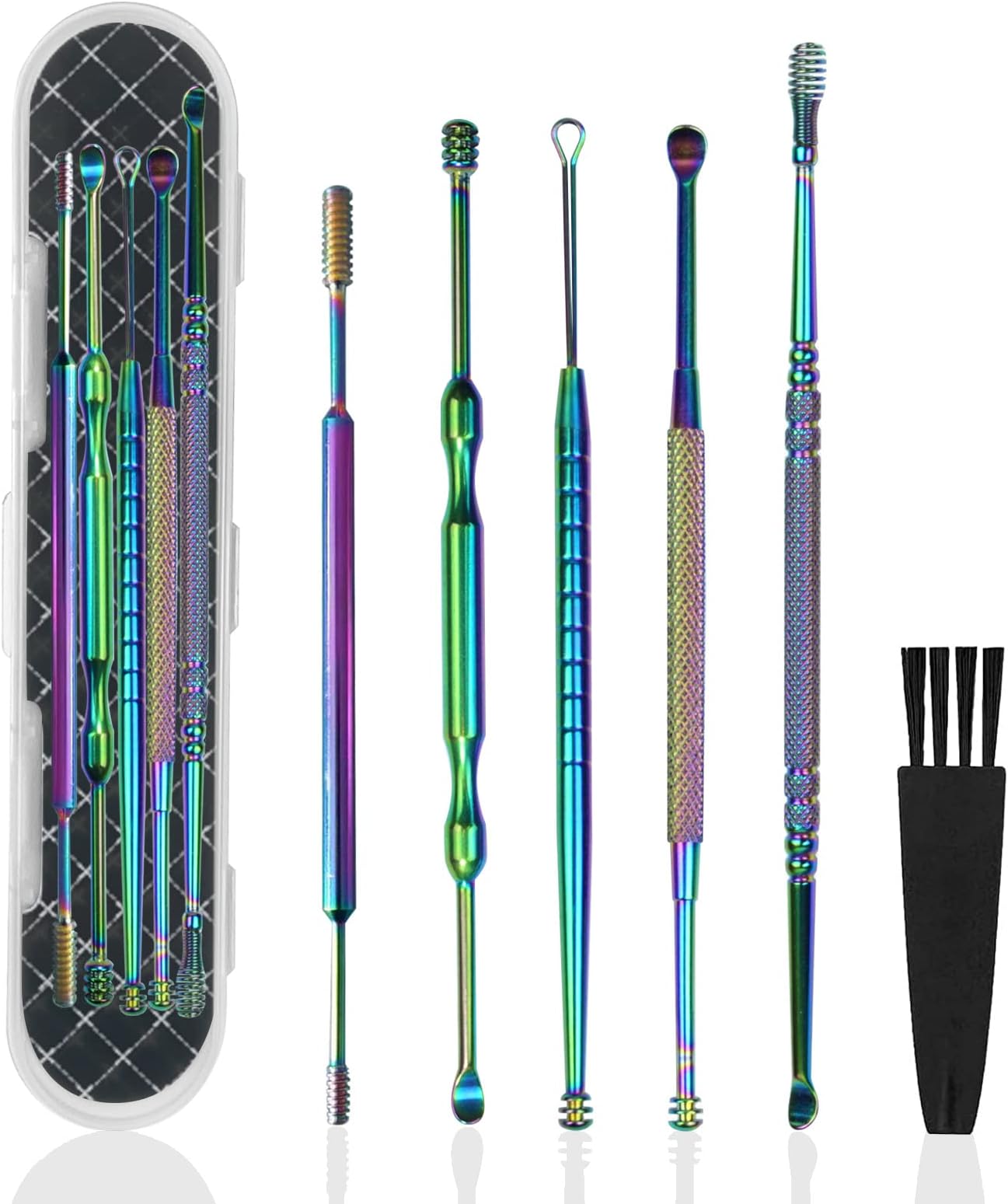 Amazon.com: 6 Pcs Ear Wax Removal Kit,Ear Cleaner Tools: Mini Portable ...