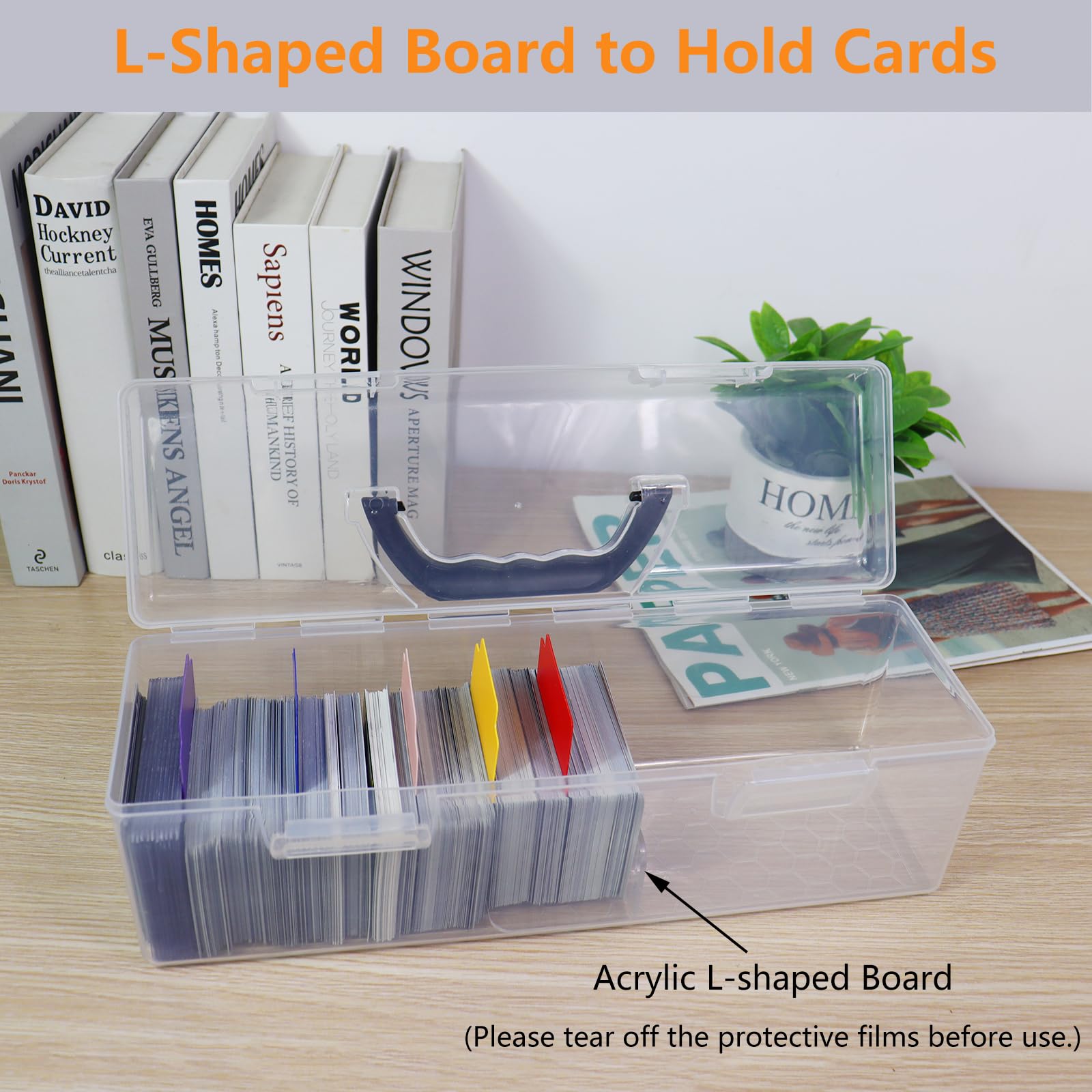 Hudson Baby Plastic Trading Card Storage Box - Holds 200 Toploaders Or ...