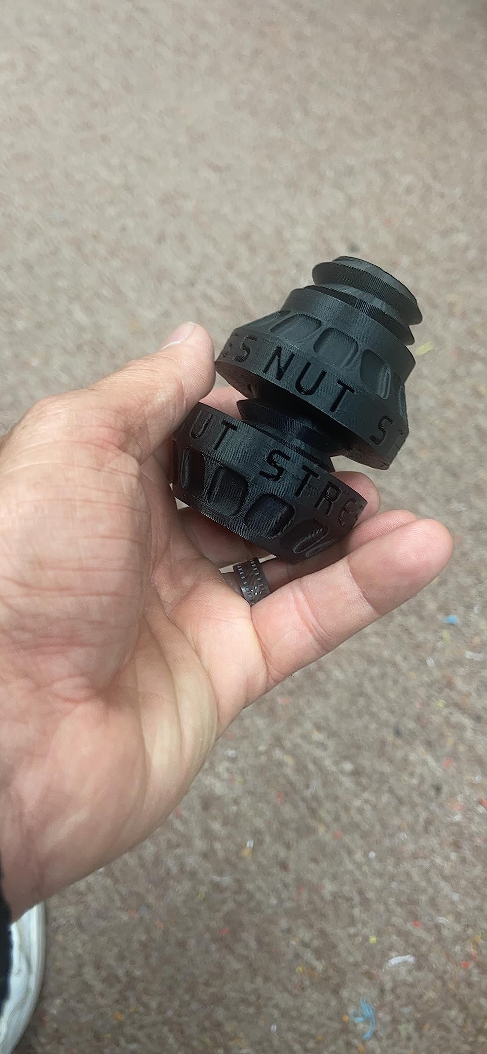 Amazon.com: Stress Nuts Grip Nut Black - Cool Fidget Toy for Adults ...