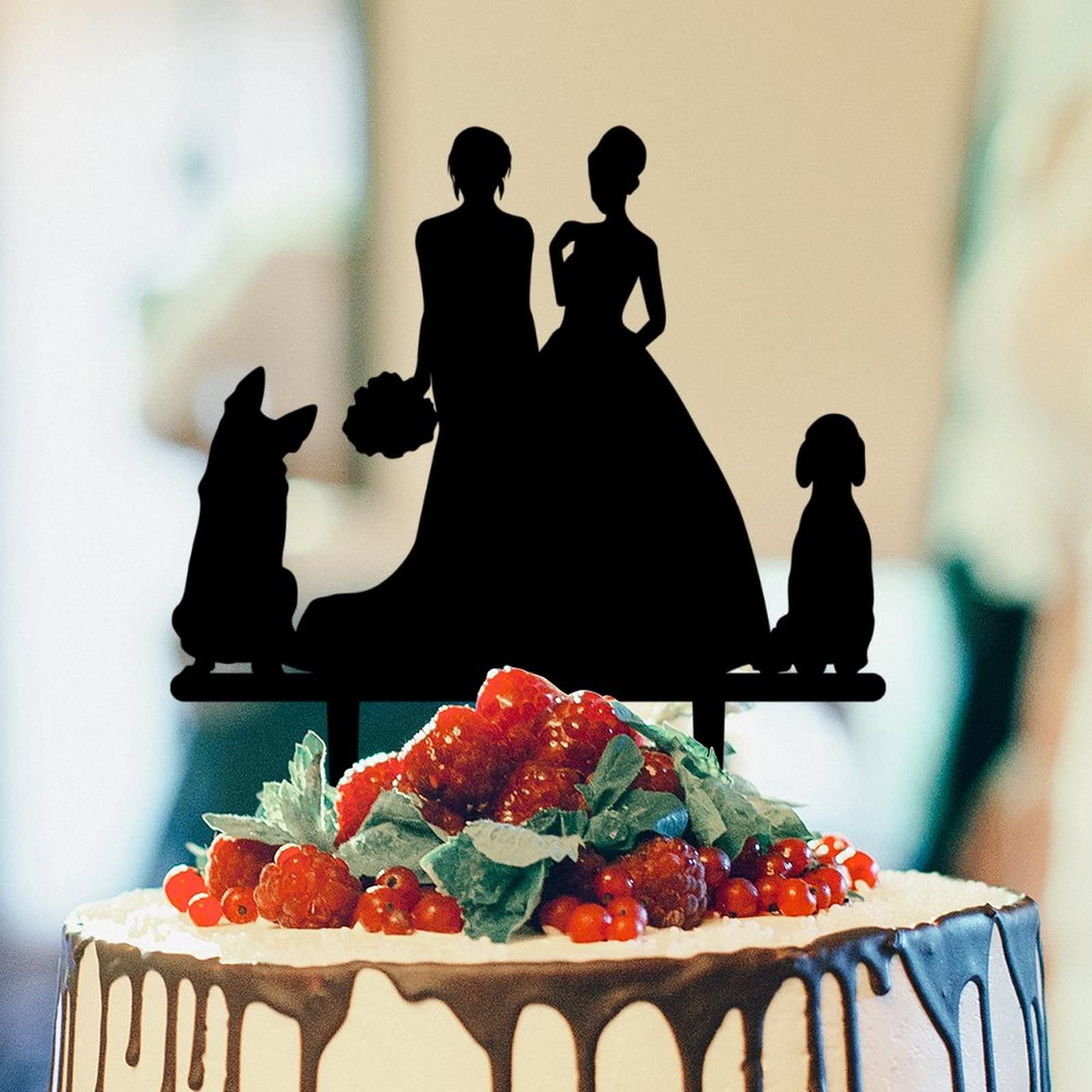 Two Brides Cake Topper