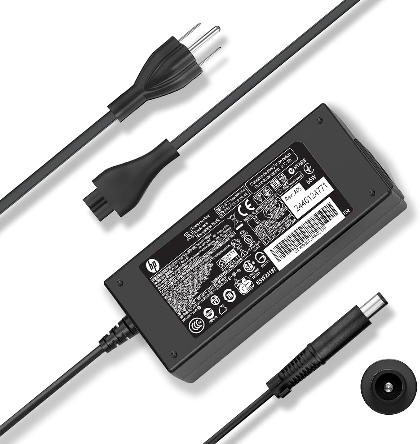 Amazon.com: 65W Ac Adapter Fit for HP Pavilion DM1 DM4 DV5 DV6 DV7 ...