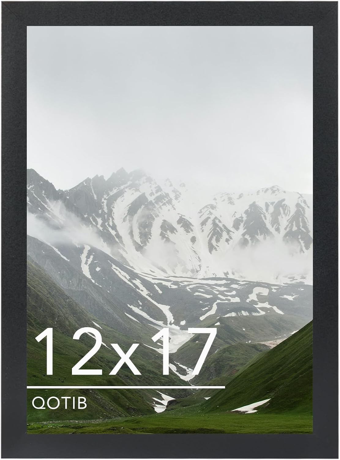 Amazon.com - QOTIB 12x17 Picture Frame Black for Wall Mounting ...