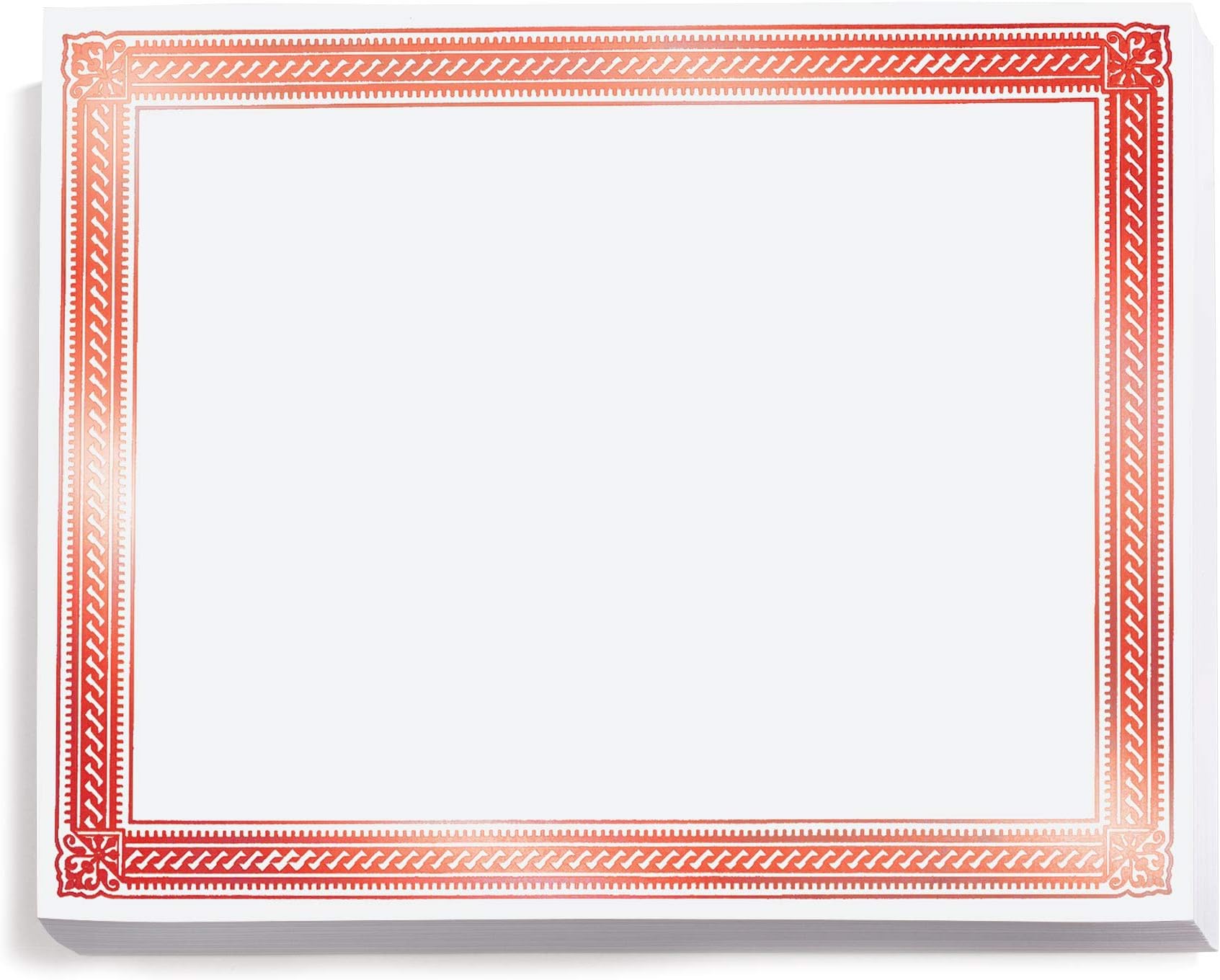 Amazon.com : PaperDirect Red on White Elite Specialty Certificates, 8½ ...