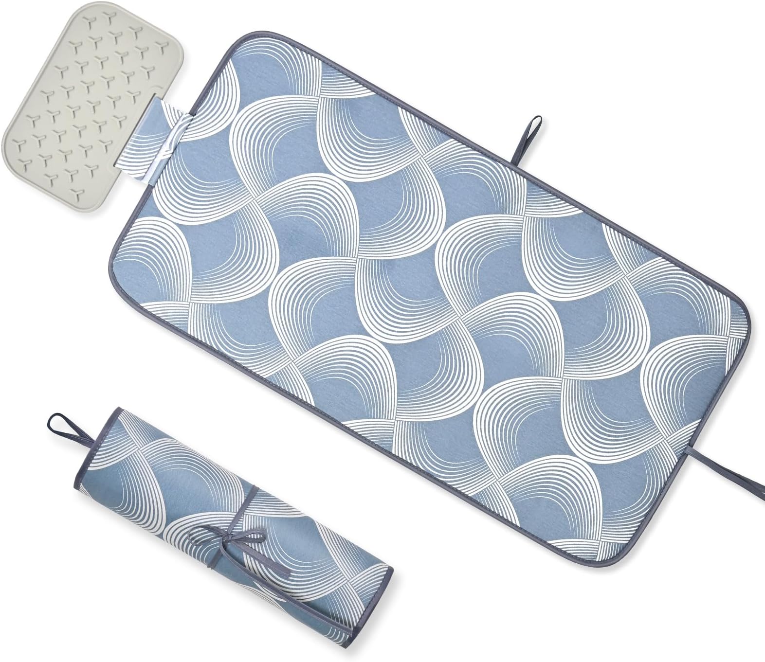 LIVIVO Travel Iron Mat with Silicone Iron Rest Pad – Soft Sponge Sheet ...