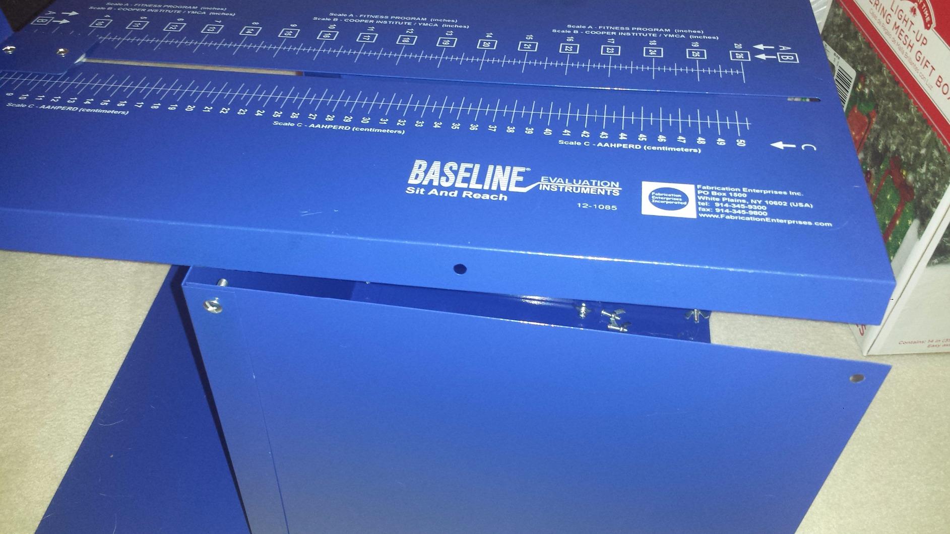 Amazon.com: Baseline Sit n' Reach Trunk Flexibility Assessment Testing ...