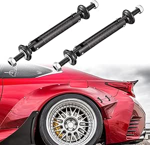 TOMALL 2 Pcs 45mm Car Adjustable Front/Rear Bumper Lip Splitter Support ...