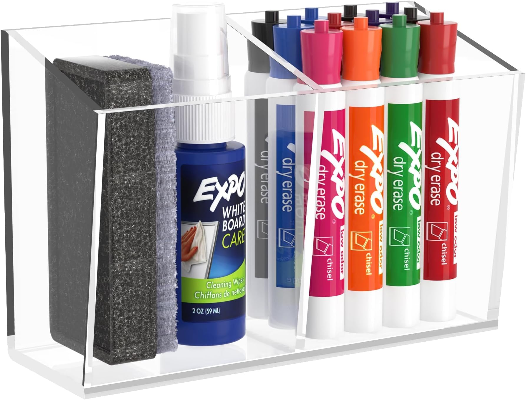 Amazon.com : HBlife Magnetic Dry Erase Marker Holder with 2 ...