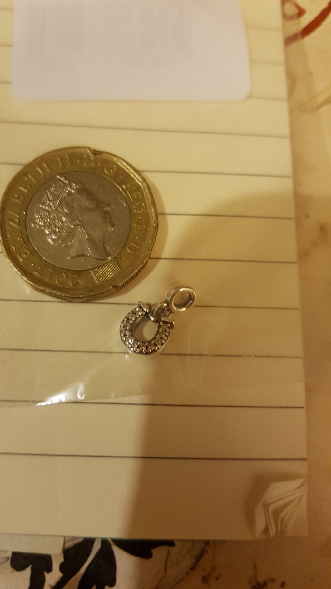 Pandora Pandora ME Lucky Horseshoe Mini Dangle 798379CZ : Amazon.co.uk ...