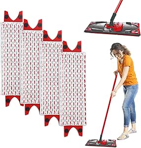 4 Pack for Vileda 1-2 Spray Mop Head Replacement Kit, for Vileda ...