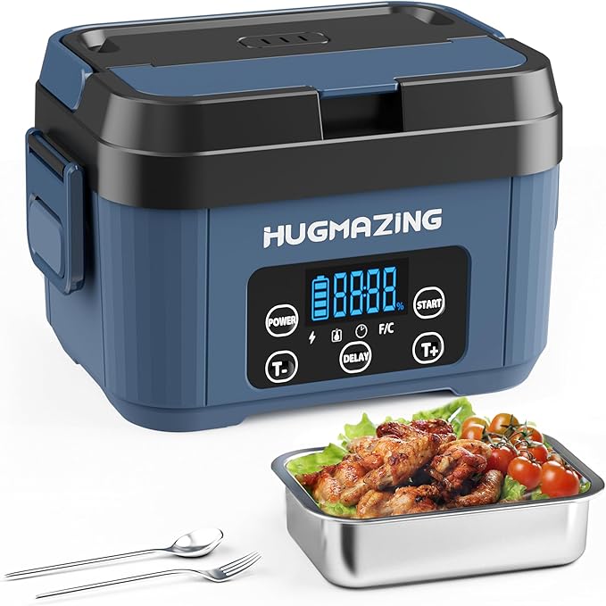Amazon.com: Hugmazing Cordless Electric Lunch Box for Adults, Men ...
