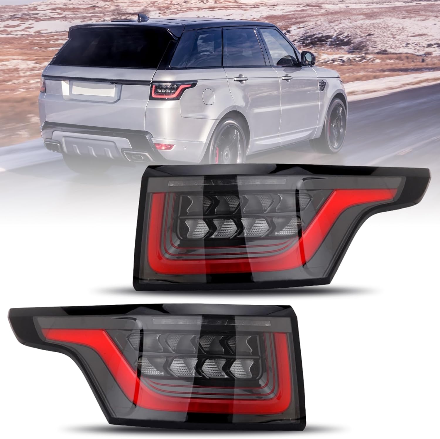 Amazon.com: MZORANGE LED Tail Light Lamp Replacement For Land Rover ...