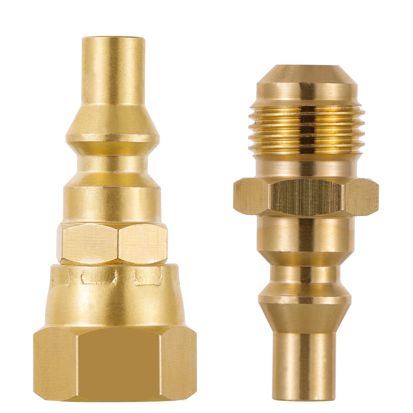 Buy Wonyee 2 PCS RV Propane Quick Connect Fittings, Heater Appliance ...