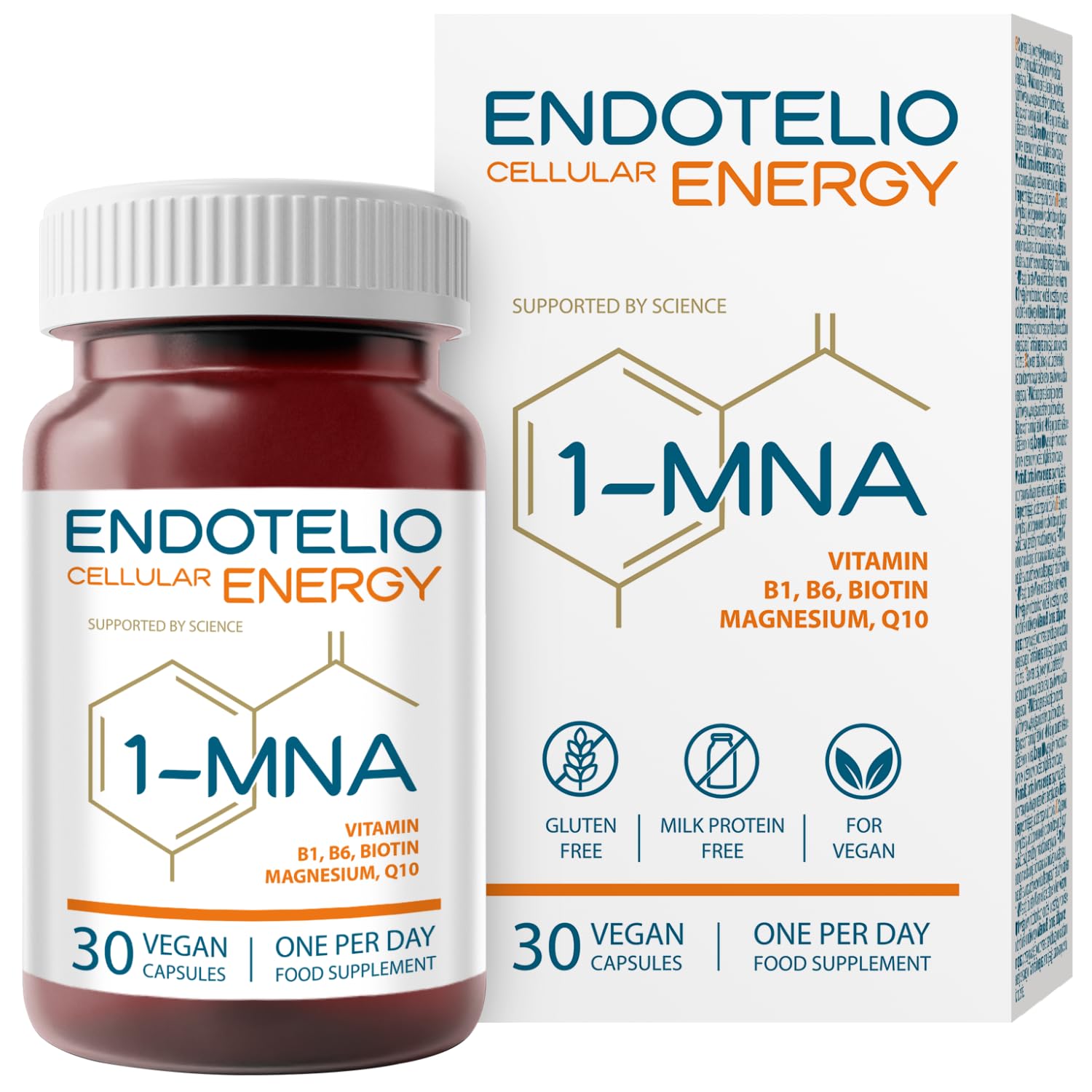Endotelio Cellular 1-MNA, Optimizing NAD+, Anti Aging with CoQ10 ...