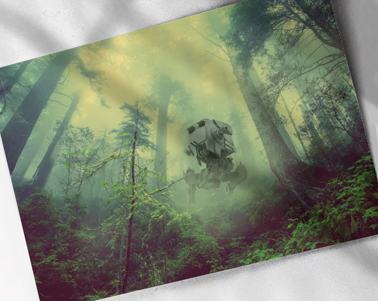 Star Wars Endor Art ArtStation Endor Imperial Base Environment