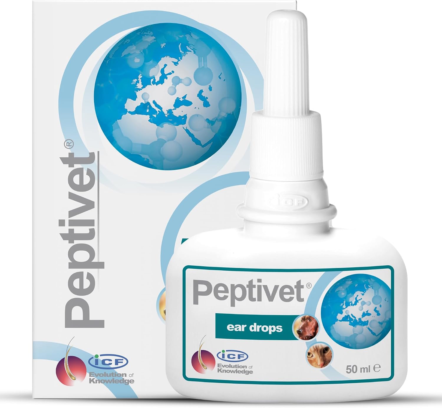 Peptivet Dog Ear Drops | Ear Solution for Soothing Relief and Balanced ...