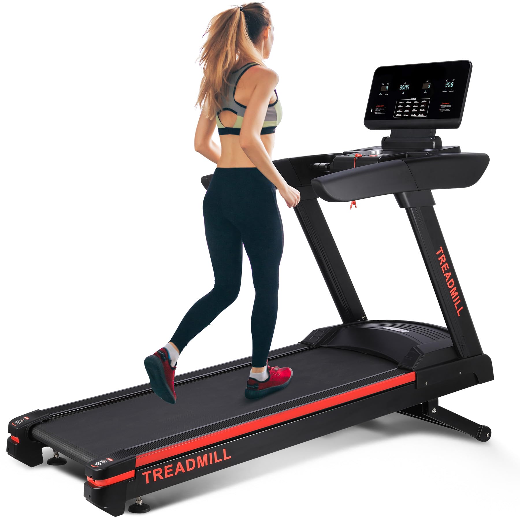 Amazon.com : Commercial Treadmill, Auto Incline Treadmill with Large ...
