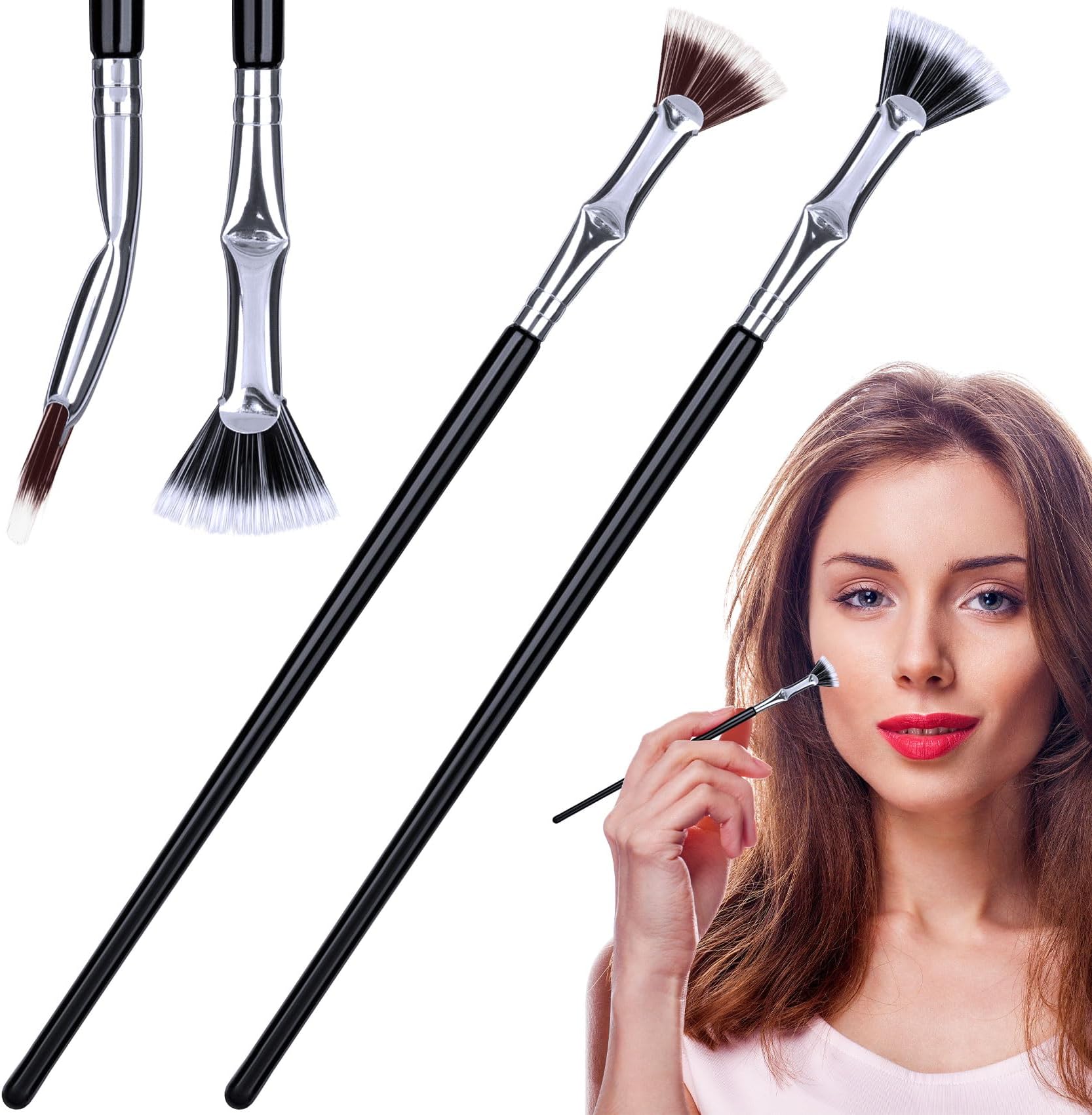 Amazon.com: Folding Angle Scalloped Lash Brush, 2024 NEW Mascara for ...