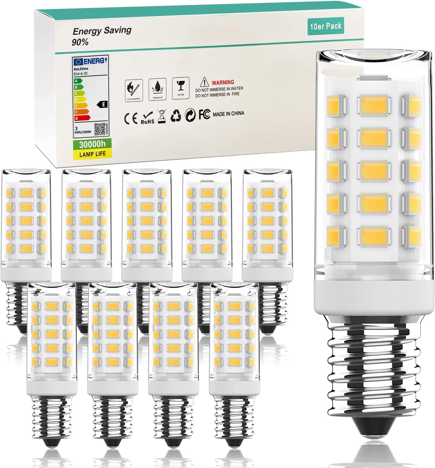 Bonlux T22 E14 LED Filament Light Bulb Low Voltage AC/DC 12V-24V, 2W ...